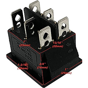 Start On Off Switch for Champion Firman Generator 46539 46565 100397 100423 76533 3500W 3800W