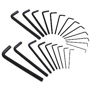 STANLEY Hex Key Set, Long Arm, SAE & MM, 22-Piece (85-753)