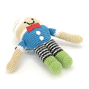 Pebble | Handmade Humpty Dumpty | Crochet | Fair Trade | Pretend | Imaginative Play | Rattle | Machine Washable