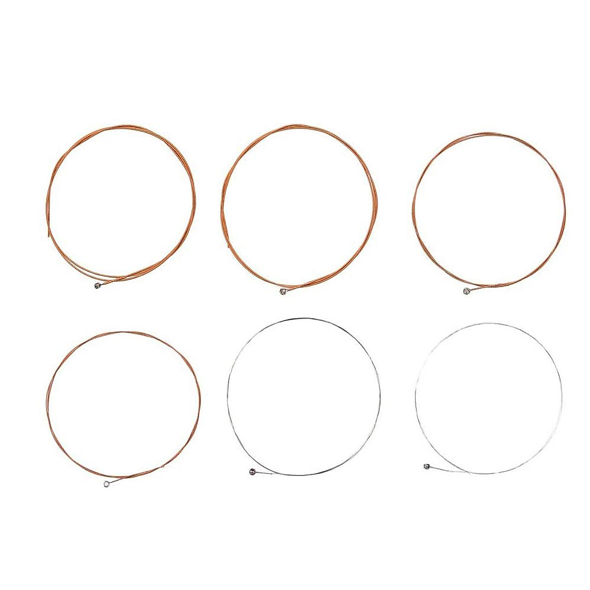 Guitar Strings set for Beginner Learner Practice(set of 6) with 3 in 1 guitar string cutter orange