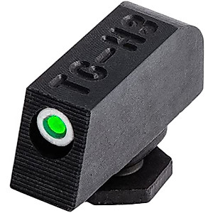 TruGlo Tritium Pro Glow in the Dark Compact Gun Hunting Glock Pistol Sight with Maximum Bright Sights for Glock Sidearm 17, 19, 22, 23, 24, 26, and 27