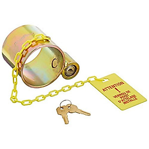 RoadPro RPKPSL3 Standard Duty King Pin Lock with 2 Keys, Silver