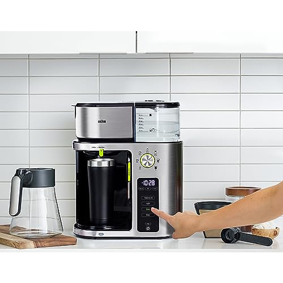 Braun KF9079SI Multiserve Coffee Maker, Stainless Steel