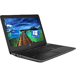 HP 15.6 ZBook 15 G3 Mobile Workstation Laptop - Intel i7-6820HQ - 16GB RAM, 512GB NVMe SSD - Webcam, HDMI, VGA, AC Wi-Fi, Bluetooth, SD Card - Windows 10 Pro (RENEWED)