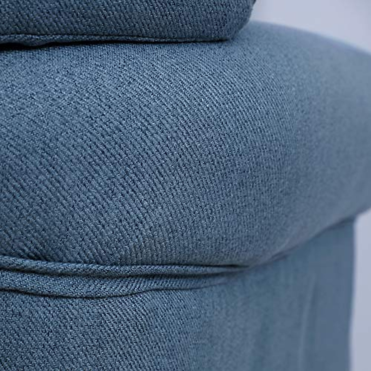 LOKATSE HOME Accent Chair Modern Club Armchair Indoor Furniture Comfy Upholstered Single Sofa for Living Room, Bedroom, Blue
