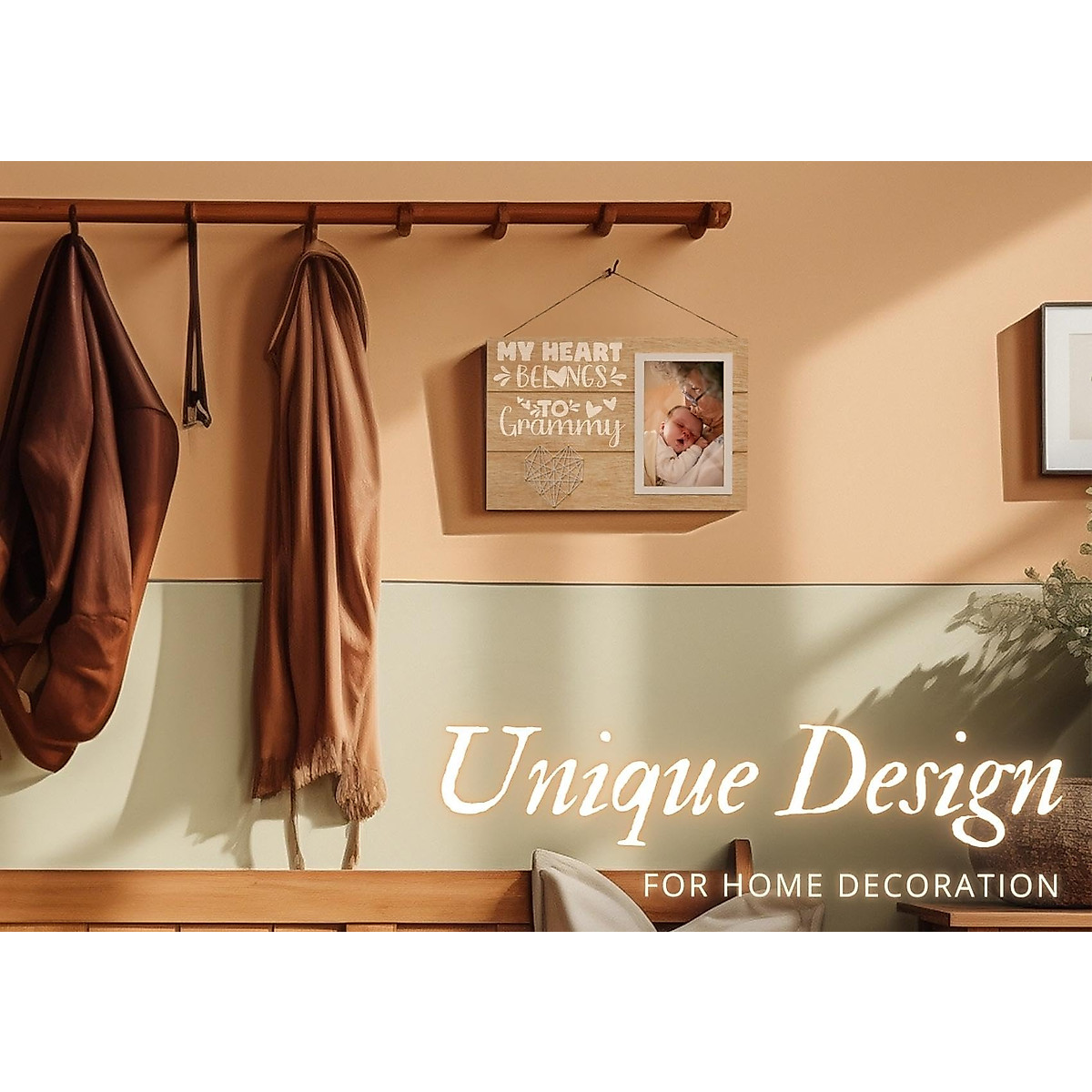 InnoBeta Grammy Gift Ideas, Gifts for Grammy, Grammy Christmas Gifts, Best Grammy Picture Frame from Grandkids for 4" X 6" Photos