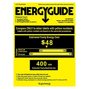 NUTRIFROST 30" Top Freezer Refrigerator - 17.6 Cu.Ft Total Capacity - Reversible Door - Adjustable Thermostat - Metallic Finish