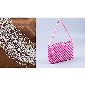 KONMAY Clear Seed Beads Thread, 340 Yards 0.3mm Monofilament Nylon Beading Thread, Invisible Craft String Thread for Hanging Ornaments, Crafting, Balloon Arch, Beading and Jewelry Making