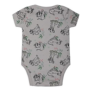 Disney Lion King Simba Boys’ 3 Pack Bodysuits for Newborn – Yellow/Brown/White