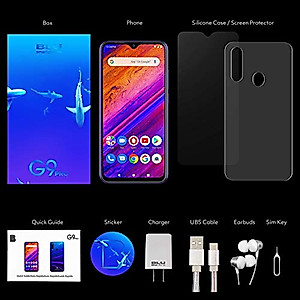 BLU G9 Pro -6.3” Full HD Smartphone with Triple Main Camera, 128GB+4GB RAM -Nightfall (Renewed)