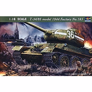 Trumpeter 1/16 Russian T34/85 Mod 1944 Factory Nr.183 Late Tank