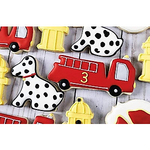 Firetruck Cookie Cutter 5" Made in USA by Ann Clark