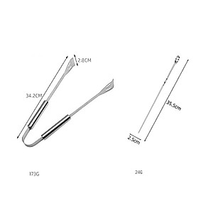 Jteremy Grill Tools Set - 8pcs Grill Accessories BBQ Tools, Stainless Steel Grilling Tools, BBQ Accessories Tool Set with Storage Bag, Camping Outdoor Cooking Tool Set for Travel