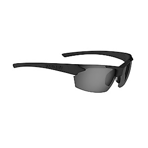 Tifosi Jet - Interchangeable Sport Sunglasses (Matte Black (Smoke/AC Red/Clear))