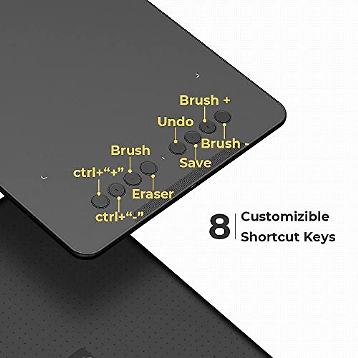 XPPen Deco 01 V2 Graphics Tablet 10x6.25 Inch Drawing Tablet 8192 Levels Pressure Battery-Free Pen with Tilt Function Android/Chromebook Supported Online Teaching Tablet