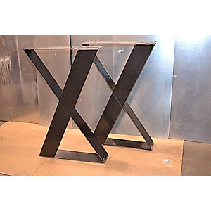 Metal Table Legs, HD Zig Zag Style - Any Size and Color