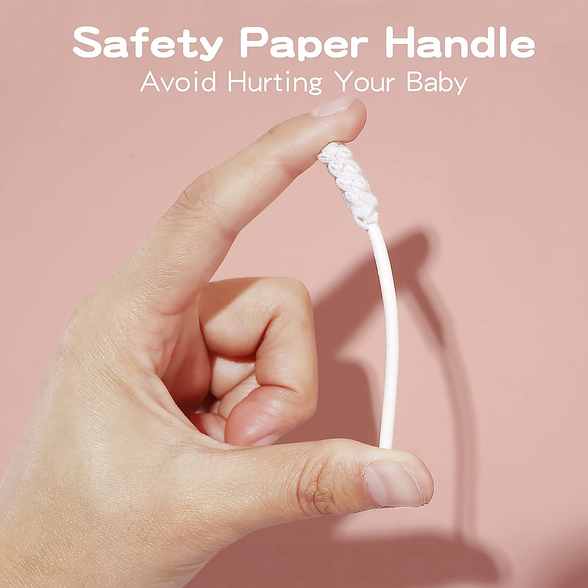 Mokoala 60Pcs Baby Tongue Cleaner, Baby Toothbrush, Disposable Baby Mouth Cleaner, Soft Gauze Toohthbrush Newborn Oral Cleaning Stick Dental Care for 0-36 Month Baby