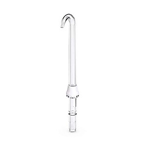 Waterpik Complete Care 9.0 Sonic Electric Toothbrush, White, 11 Piece Set & DT-100E Implant Denture Replacement Tips Water Flosser Tip Replacement, Clear, 2 Count
