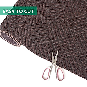 Griclner Area Rug 1FTX5FT Modern Graphite Rug Collection Craft with Non-Shedding Floor Carpet Washable for Living Room Bedroom Dining Home Office Brown