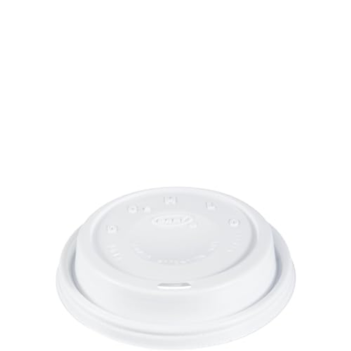 DART 16EL White Cappuccino Plastic Lid Fit For Hot/Cold Foam Cup
