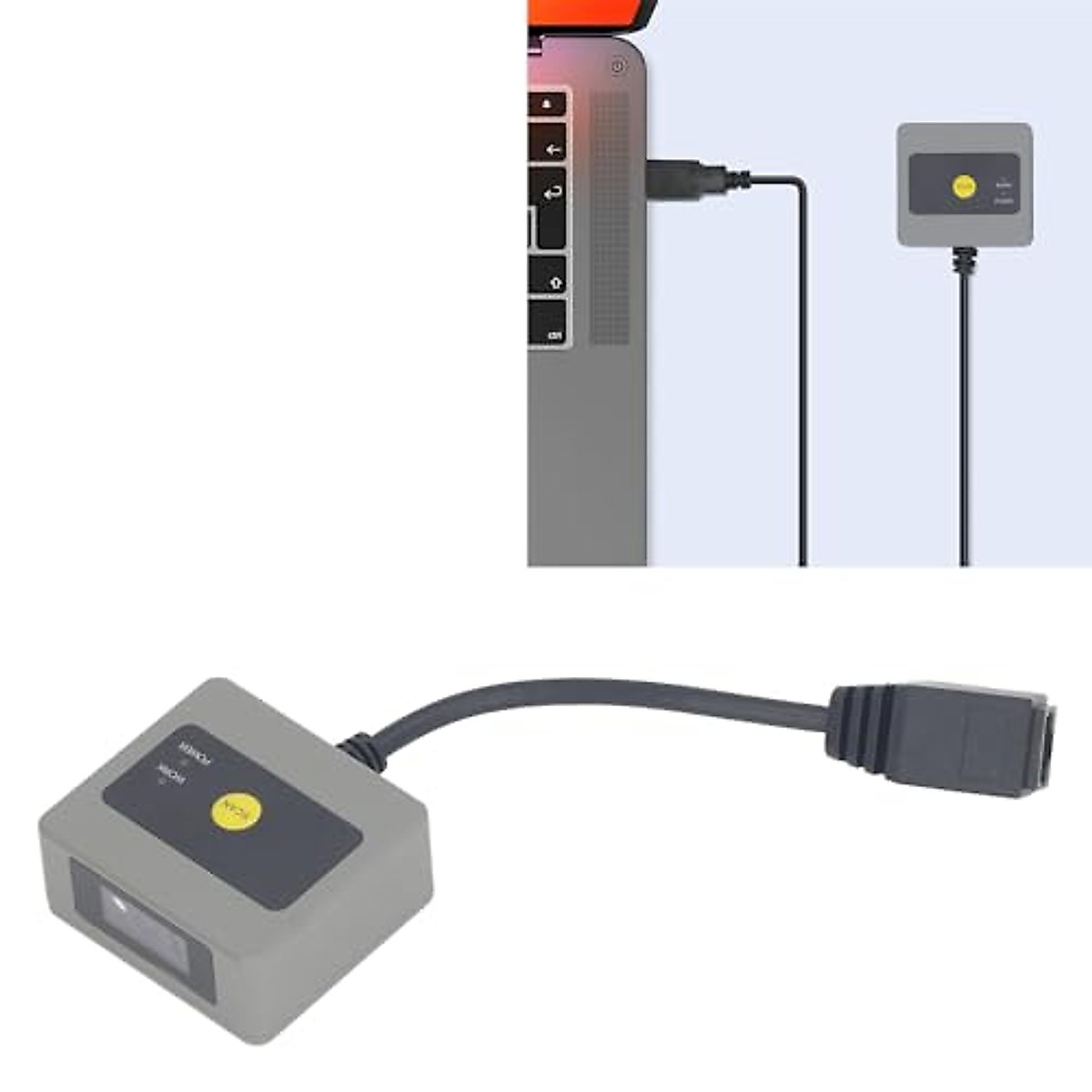 Embedded Barcode Scanner EP2300 with Automatic Scanning, Strong Decoding, and Metal Casing for Wide Application Fixed Mount Barcode Scan Module for 1D 2D QR Bar Code