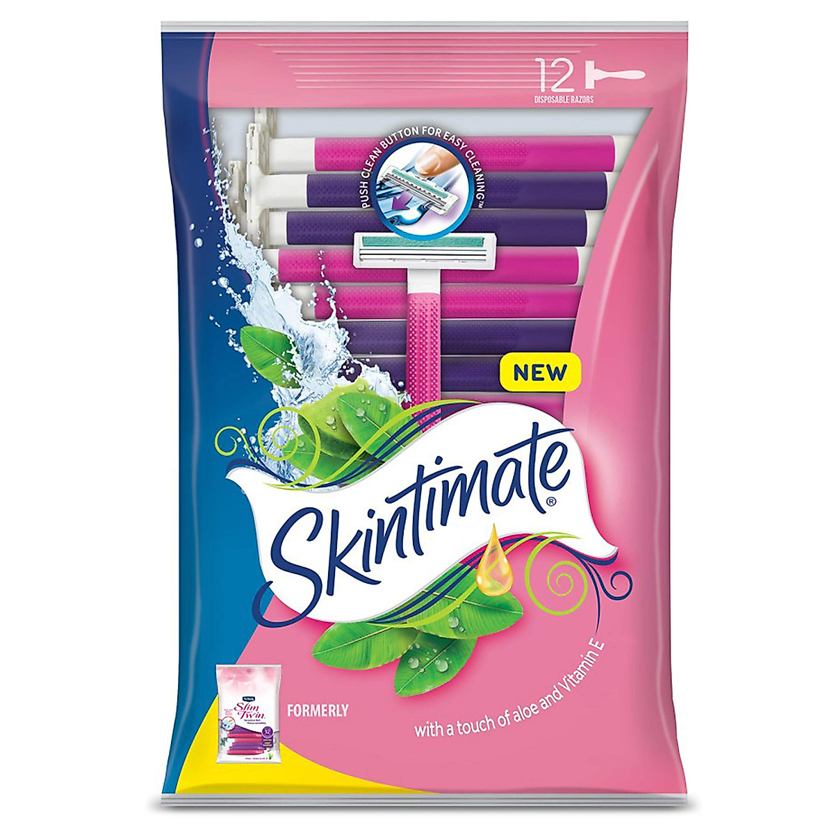 Schick Slim Twin Women'S Size 12ct Schick Slim Twin Women'S Disposable Razors