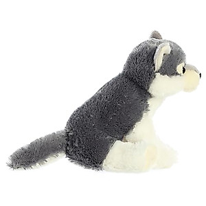 Aurora® Adventurous Destination Nation™ Wolf Stuffed Animal - Global Exploration - Learning Fun - Gray 12 Inches