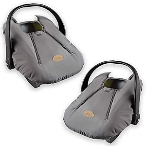Cozy Cover Infant Car Seat Cover - The Industry Leading Infant Carrier Cover Trusted by Over 5.5 Million Moms Worldwide for Keeping Your Baby Cozy & Warm (Black)