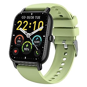 Nerunsa Smart Watch, Smartwatch for Men Women, Fitness Activity Tracker, Heart Rate Sleep Monitor, Pedometer, Smart Watches for Android iOS, Dark Green