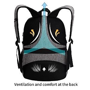 SHRRADOO Anti Theft Laptop Backpack Travel Backpacks Bookbag with usb Charging Port for Women & Men School College Students Backpack Fits 15.6 Inch Laptop Grey