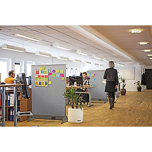 GOF 4Ft Single Office Partition, Large Fabric Room Divider Panel, Custom Built Workstation (48" w x 48" h)