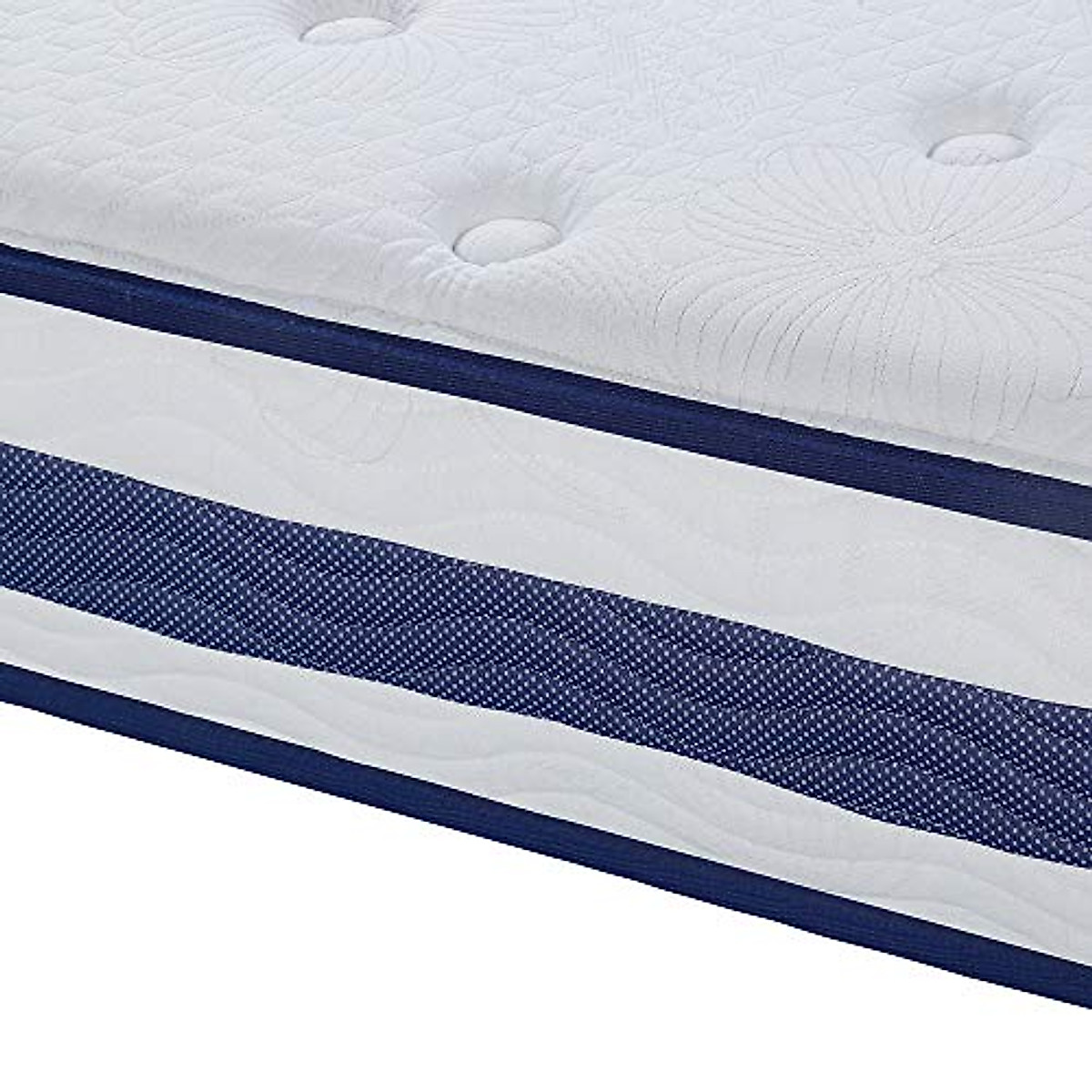 Olee Sleep 11 Inch Coastline Gel Memory Foam InnerSpring Hybrid Mattress, Mattress In a Box, CertiPUR-US Certified, King