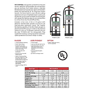 Amerex C260 Class K fire extinguisher for Kitchen Use