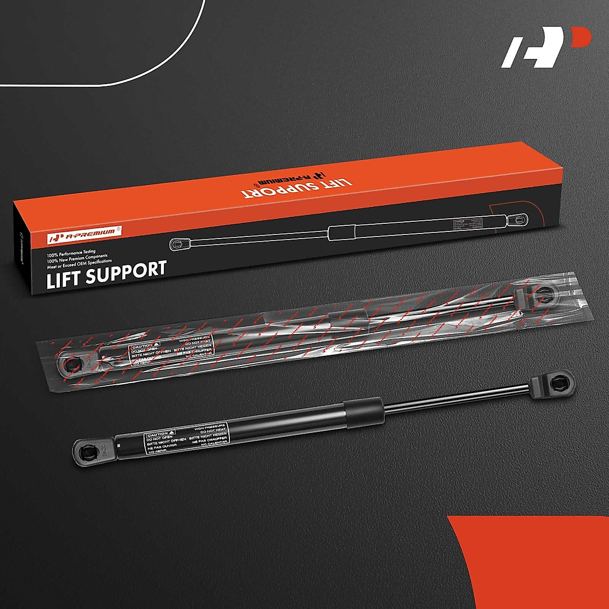 A-Premium Rear Window Glass Lift Supports Shock Struts Compatible with Select Ford and Mercury Models - Escape 2001-2007, Mariner 2005-2007, Sport Utility - Replace# 8196208(2PC Set)