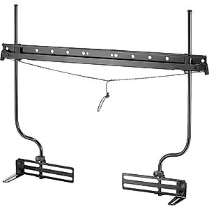 Rocketfish Universal Soundbar Mounting System - Black Soundbar Holder Compatible with 70" to 90" TVs - Adjustable Soundbar Bracket Mounting System - Durable Speaker Holder for Wall