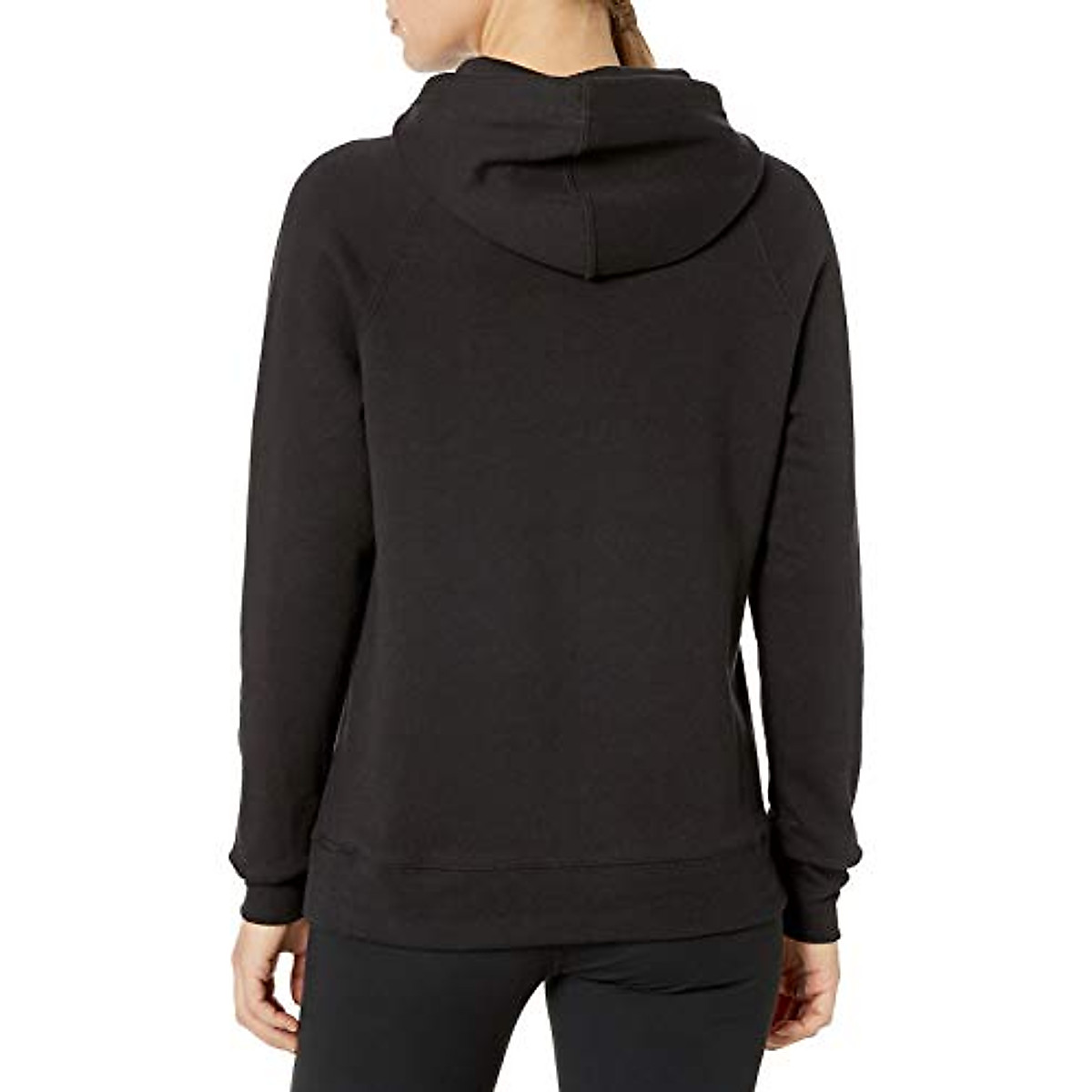 Champion womens Classic Script Logo, Powerblend Fleece Hoodie Hooded Sweatshirt, Black-y08113, X-Small US