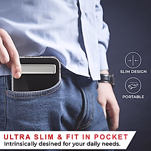 CEDO Kickstand Case for iPhone 13 Pro Max, 3-Way Mode Built-in Metal Stand Phone Case, Mil-Grade Shockproof Bumper, Transparent Acrylic & Slim Fit, Designed for iPhone 13 Pro Max, Crystal Clear