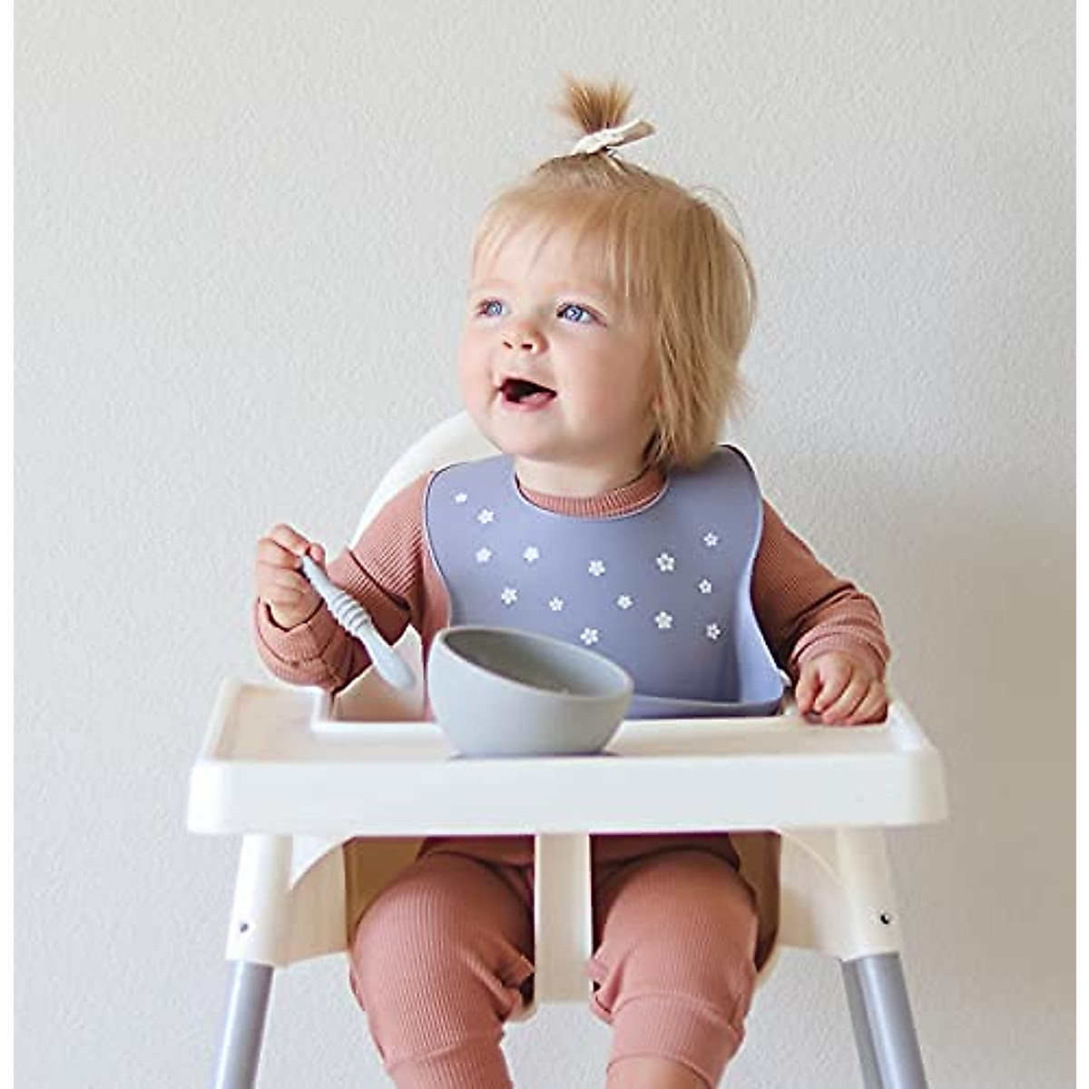 otterlove Silicone Baby Bowl & Spoon Set - Perfect for Baby Led Weaning - 100% Pure Platinum LFGB Silicone with NO Fillers