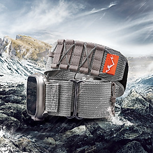 Odbeai Bands Compatible with Apple Watch Ultra 2 Band, Rugged Bands Compatible with Apple Watch Band 44mm 45mm 42mm 46mm 49mm, Nylon Sport Strap for iWatch Series 10 9 8 7 6 5 4 3 2 1 SE Ultra