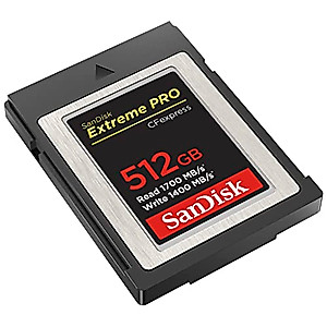 SanDisk 512GB Extreme PRO CFexpress Card Type B - SDCFE-512G-GN4NN