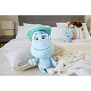 Mattel Disney Pixar Soul Joe Gardner Feature Plush Doll Collectible Approx 16-in Tall, Huggable Stuffed Character Toy with Movie-Authentic Look, Collectors Gift