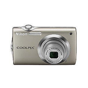 Nikon Coolpix S3000 12 MP Digital Camera with 4x Optical Vibration Reduction (VR) Zoom and 2.7-Inch LCD (Silver)