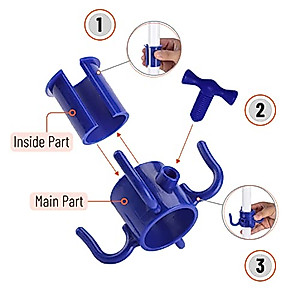 Mr. Pen- Beach Umbrella Hook, 2 Pack, Beach Umbrella Hooks Hanger, Beach Umbrella Accessories, Umbrella Hooks, Umbrella Hooks for Beach, Beach Umbrella Bag Holder, Umbrella Hanging Hook