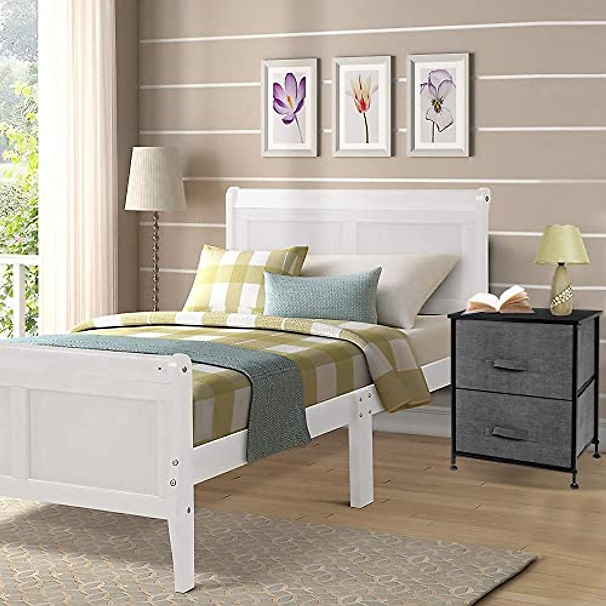 ZSEDP 2 Drawers Nightstand Multi-Layer Jewelry Box Organizer Makeup Storage Box Cabinet Container Drawer Organizer for Home Bedroom