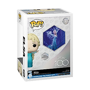 Funko POP! Disney: Disney 100 - Elsa - Collectable Vinyl Figure - Gift Idea - Official Merchandise - Toys for Kids & Adults - Model Figure for Collectors and Display