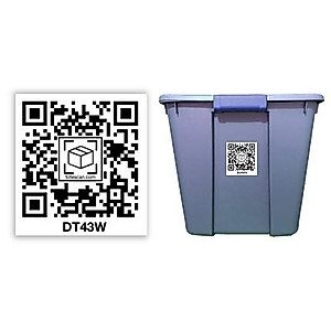 ToteScan Intelligent QR Labels for organizing & Storage (45 Unique Labels, 2.5"x3")