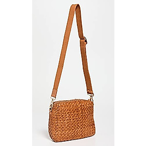 Loeffler Randall Women's Woven Camera Bag, Timber Brown, One Size