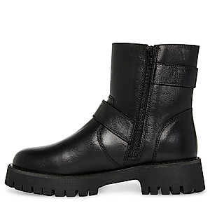 Steve Madden Legitt Black Leather 8.5 M