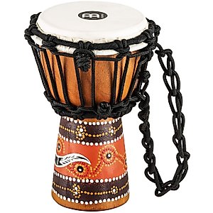 Meinl Percussion African Style Mini Djembe Drum for Room Decoration — NOT Made in China — Hand Painted Mahogany Wood, 2-Year Warranty (HDJ5-XXS)