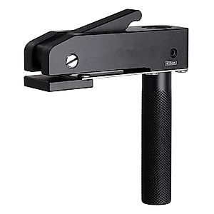 DDWT 2 Pack MFT Style Hold Down Clamp Bench Dog Clamp 3/4 Inch Dog Hole Clamp Woodworking Benchtop Quick Clamps Aluminum Alloy (19mm)